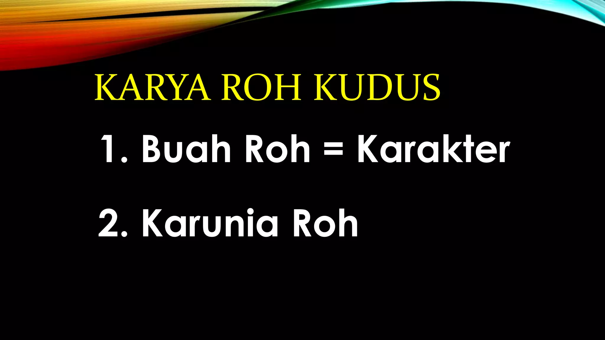 Ibadah Pentakosta 2015 - The Power of the Holy Spirit | PPTX