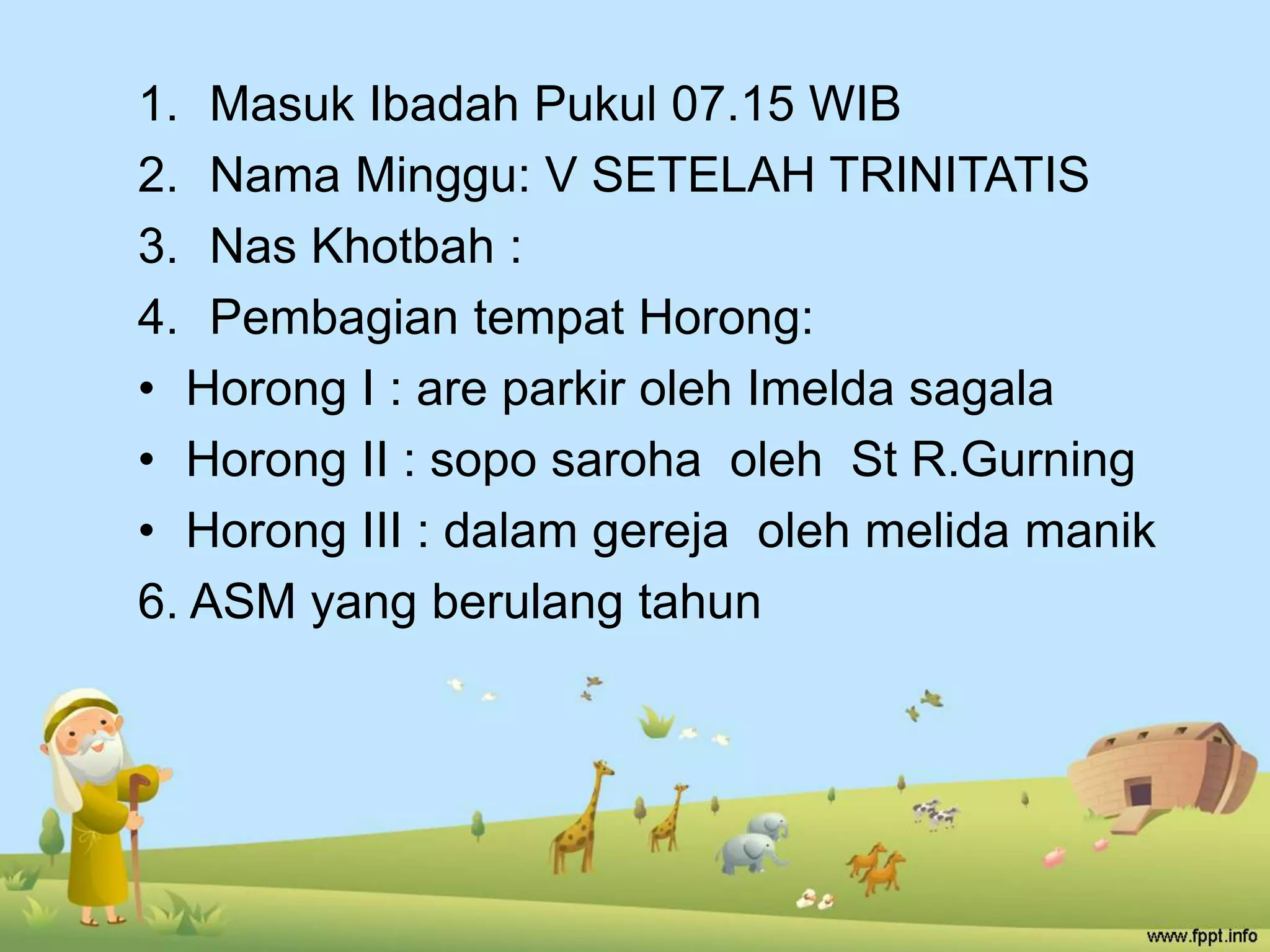 Ibadah Sekolah Minggu 9 JULI 2023.ppt