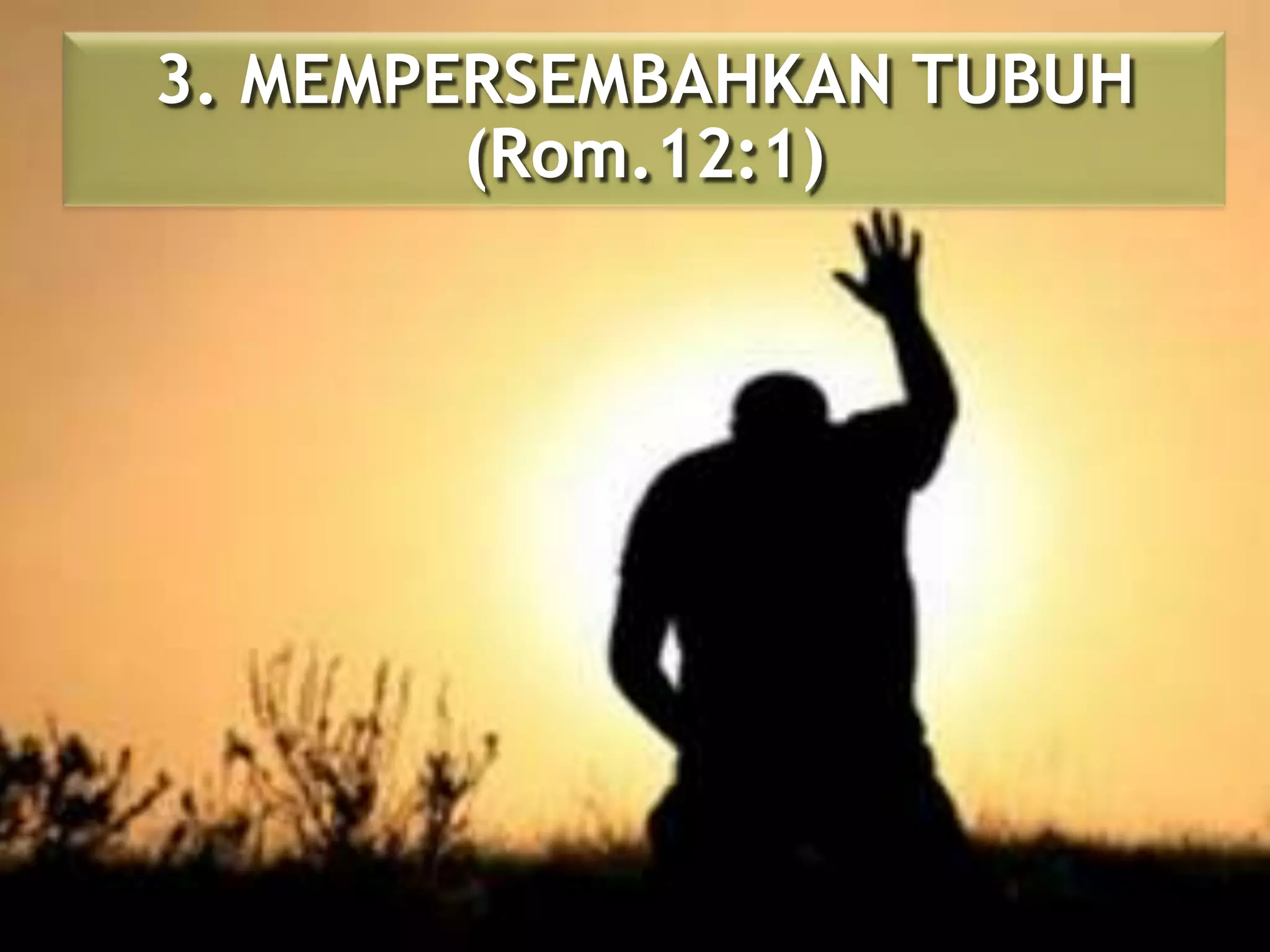 Ibadah yang Berkenan | PPTX