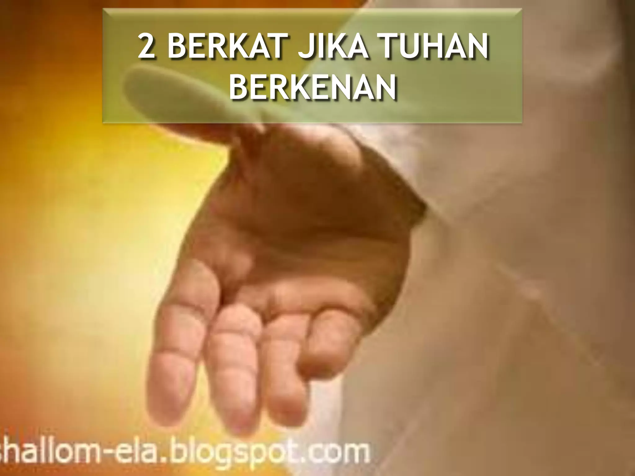 Ibadah yang Berkenan | PPTX