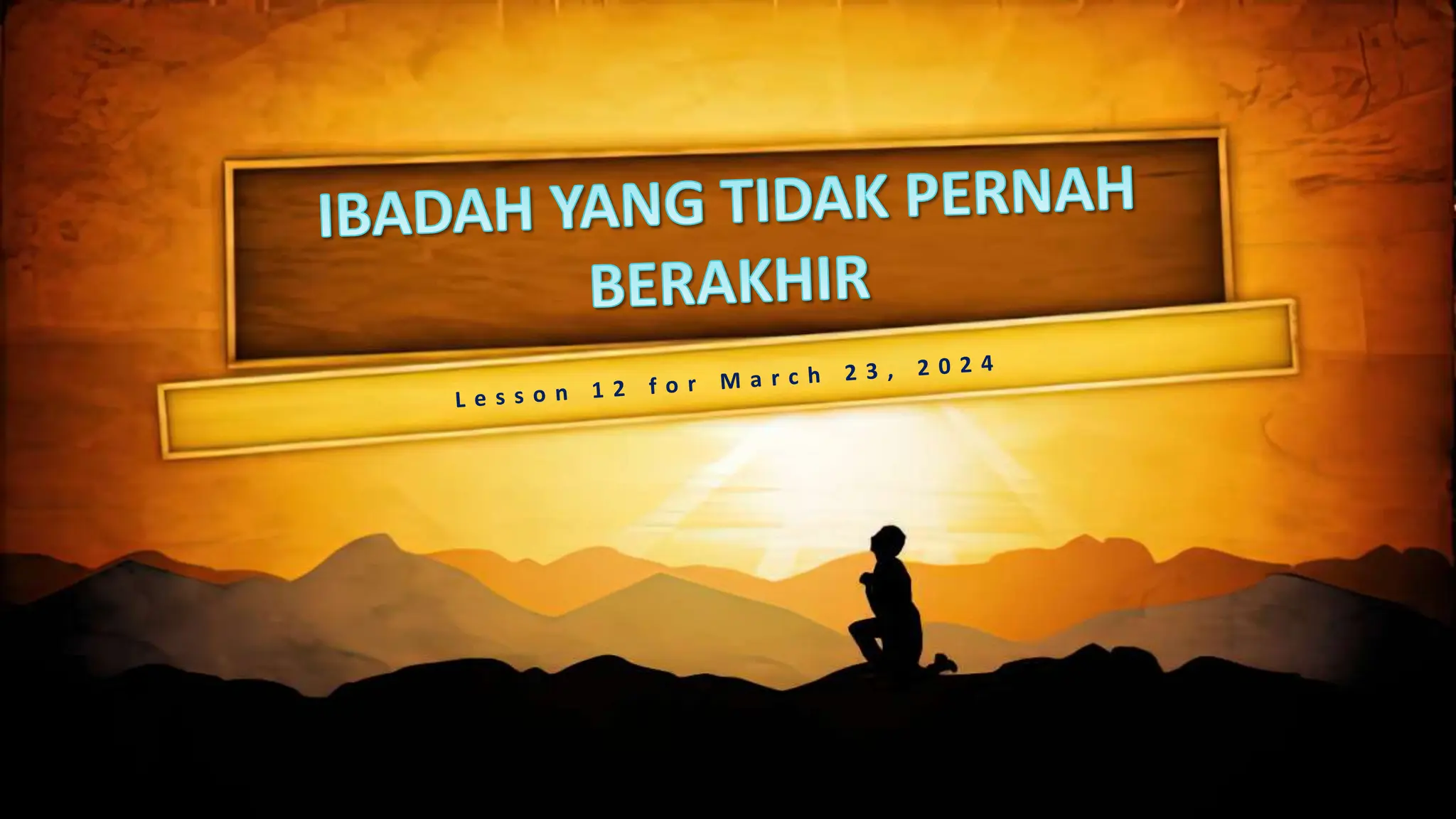 Sekolah Sabat - Triwulan 1 2024 - Pelajaran 12 | PPTX