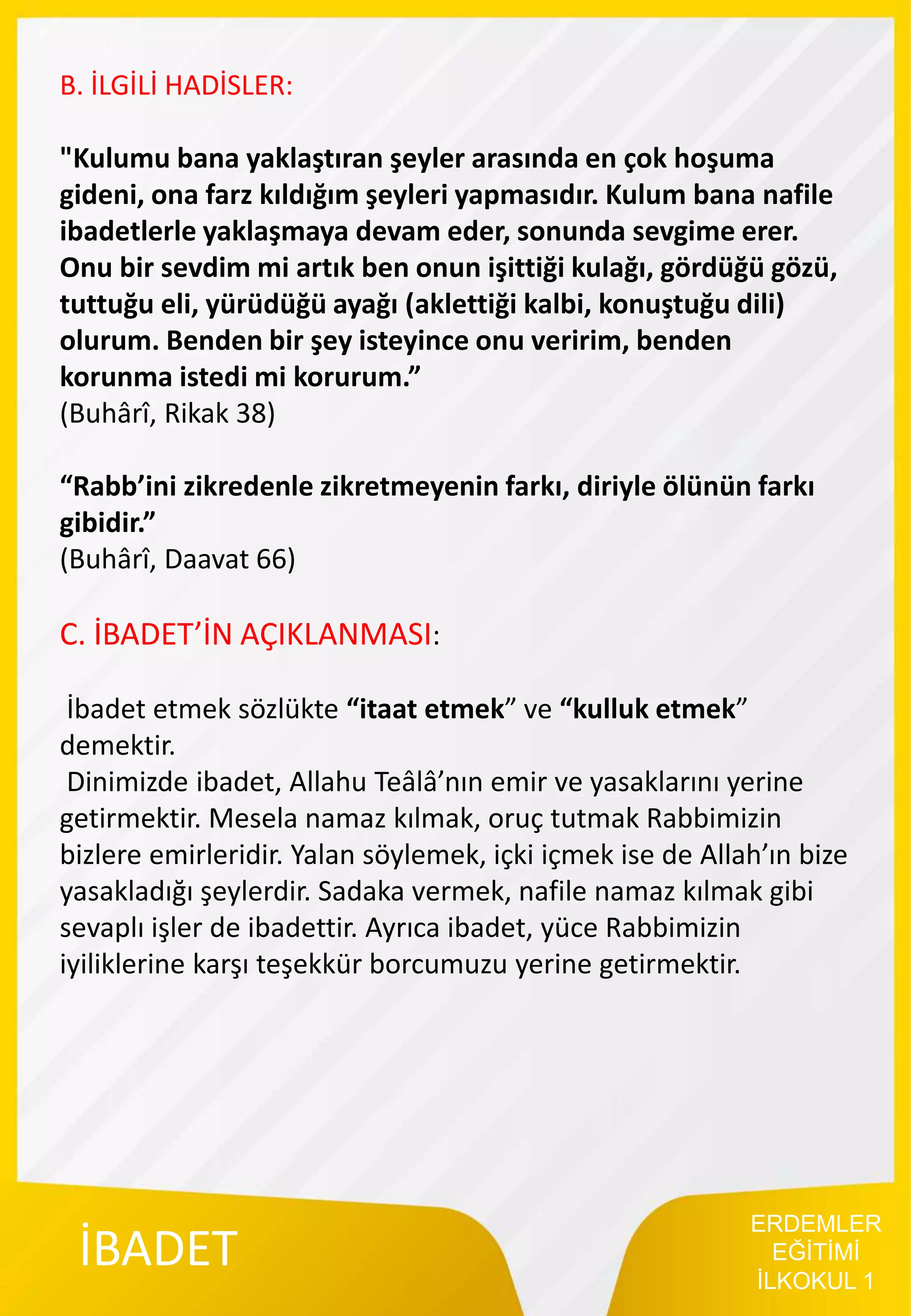 İbadet Nedir? | PDF