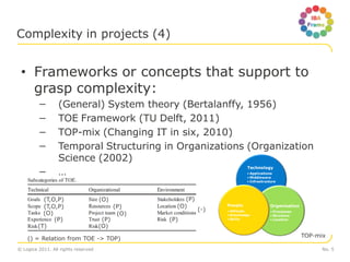 Complexity in projects | PPT
