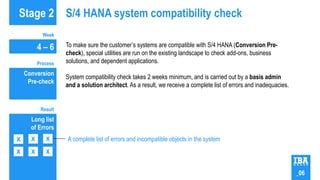 Technical assessment before migration to S/4HANA | PPT