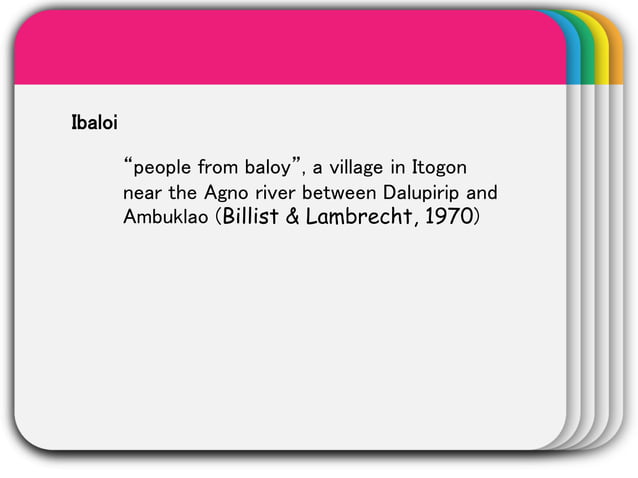 IBALOI: Life & Culture | PPTX | Genealogy and Ancestry | Hobbies ...