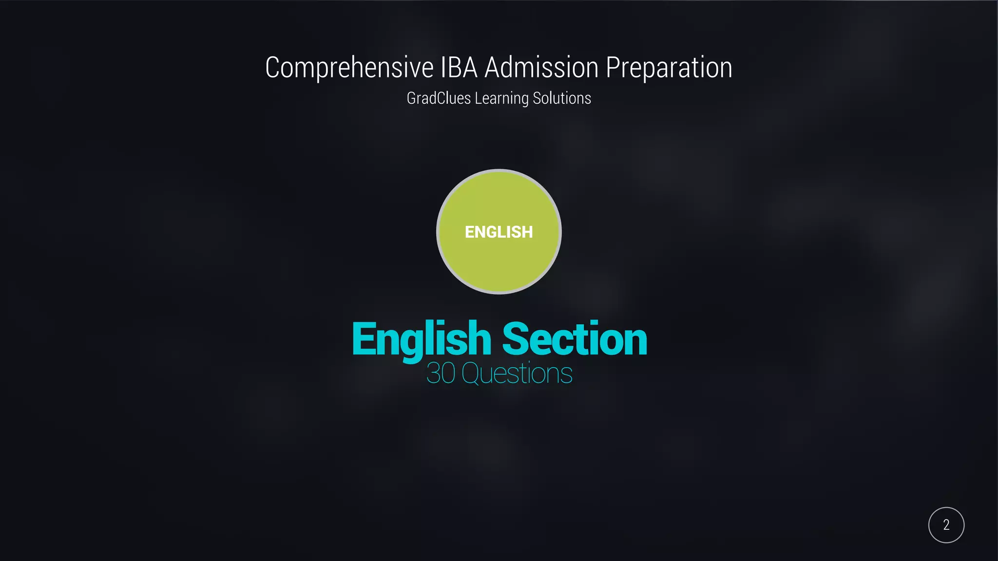 Iba mba english section explained | PPT