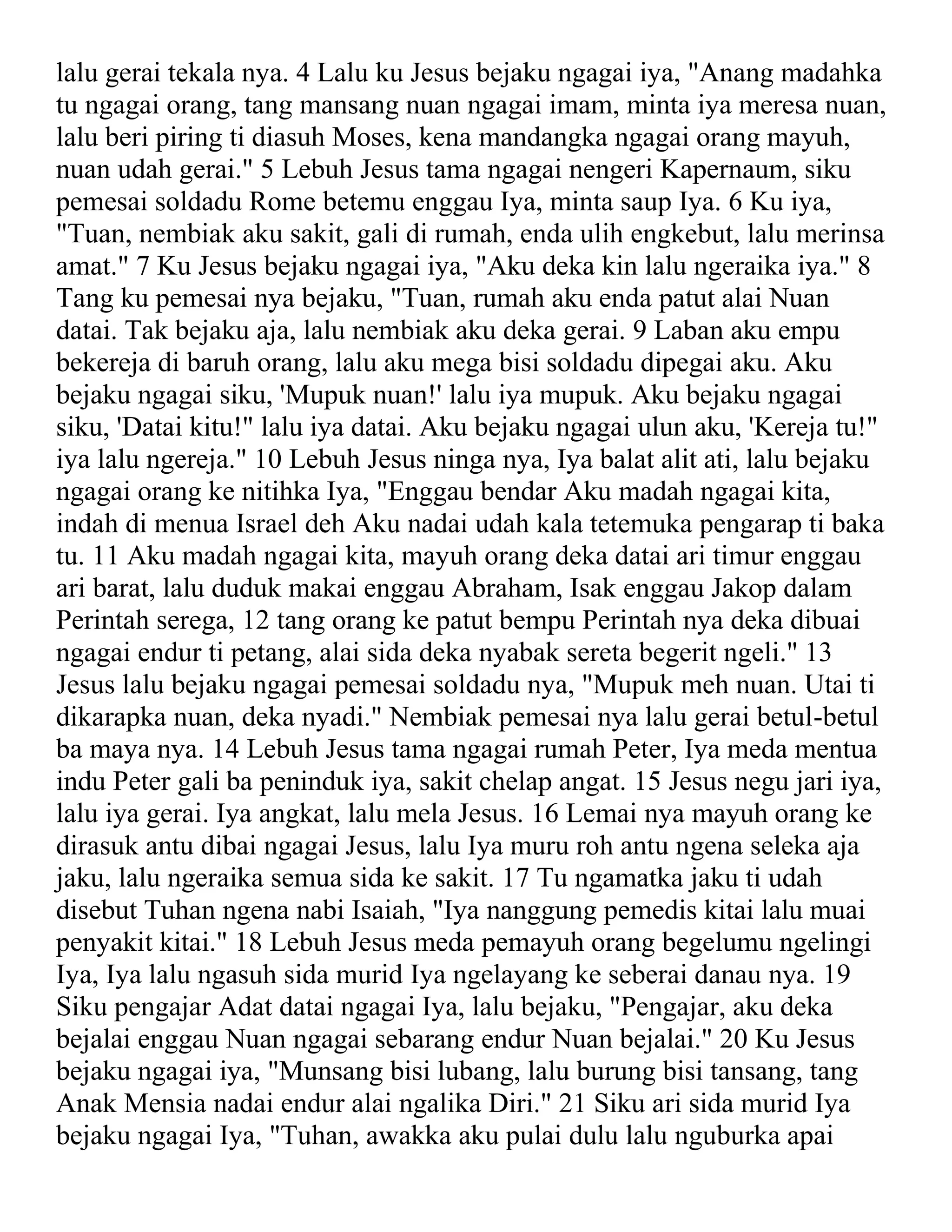 Iban bible new testament | PDF