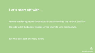 What is IBAN, SWIFT and BIC? | PPTX