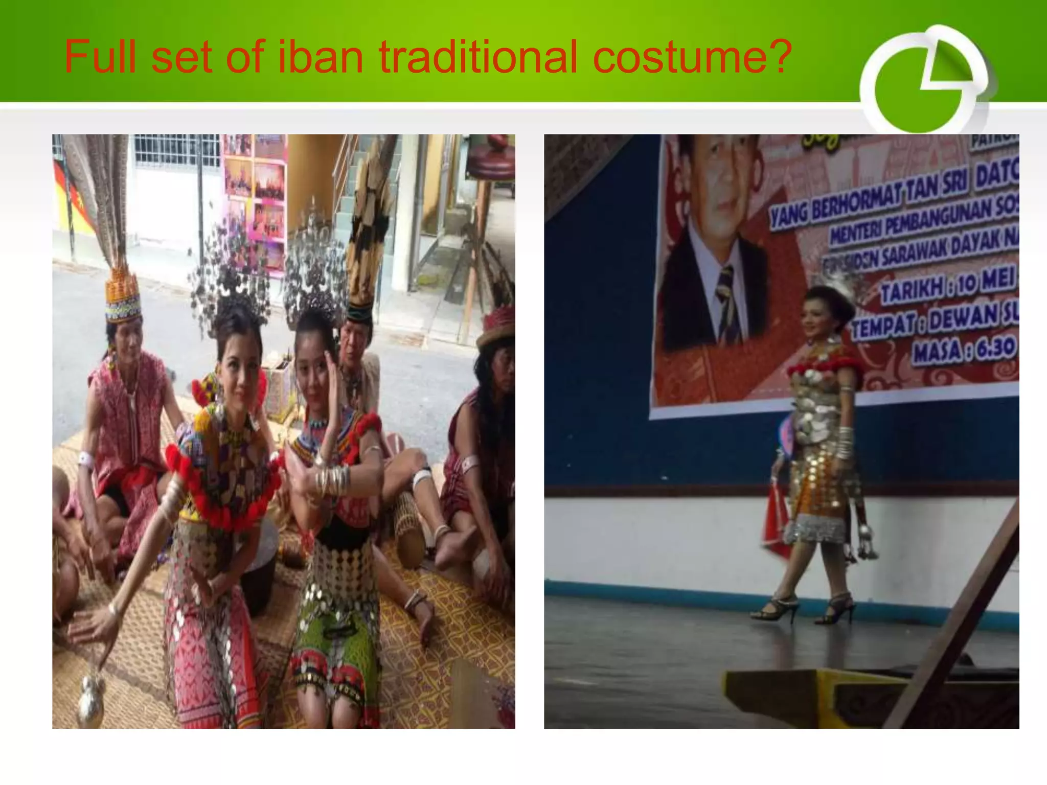Iban traditional custome | PPT