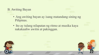 Iba Pang Sining na Nagpapakilala sa Sariling Lalawigan.pptx