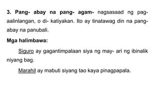 Iba Pang Uri ng Pang - abay | PPTX