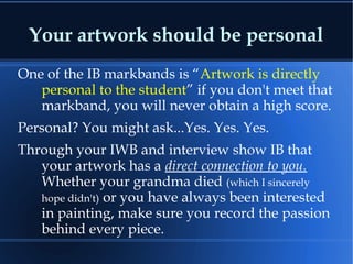 Ib art presentation | PPT