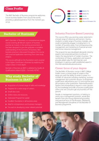 Ibat bachelor-in-business factsheet | PDF