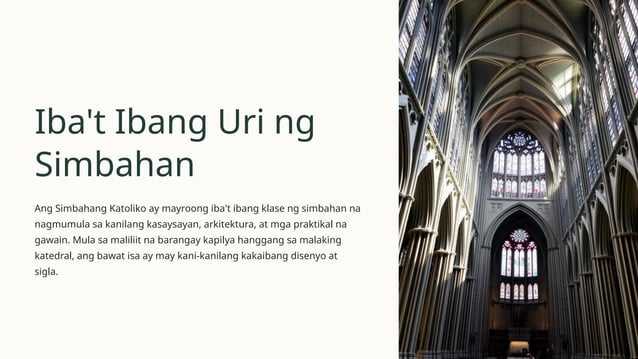 Ibat ibang uri ng simbahan sa bansang pilipinas | PPTX