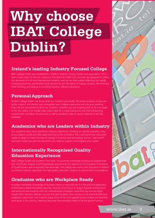Ibat college dublin international prospectus may 2014 | PDF