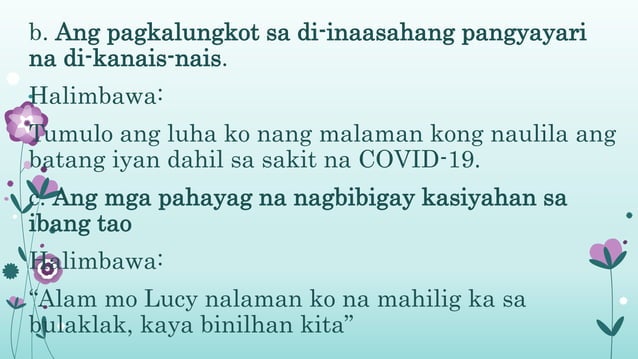 Iba’t ibang Ekspresyon sa Pagpapahayag ng Damdamin.pptx