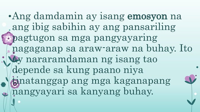 Iba’t ibang Ekspresyon sa Pagpapahayag ng Damdamin.pptx