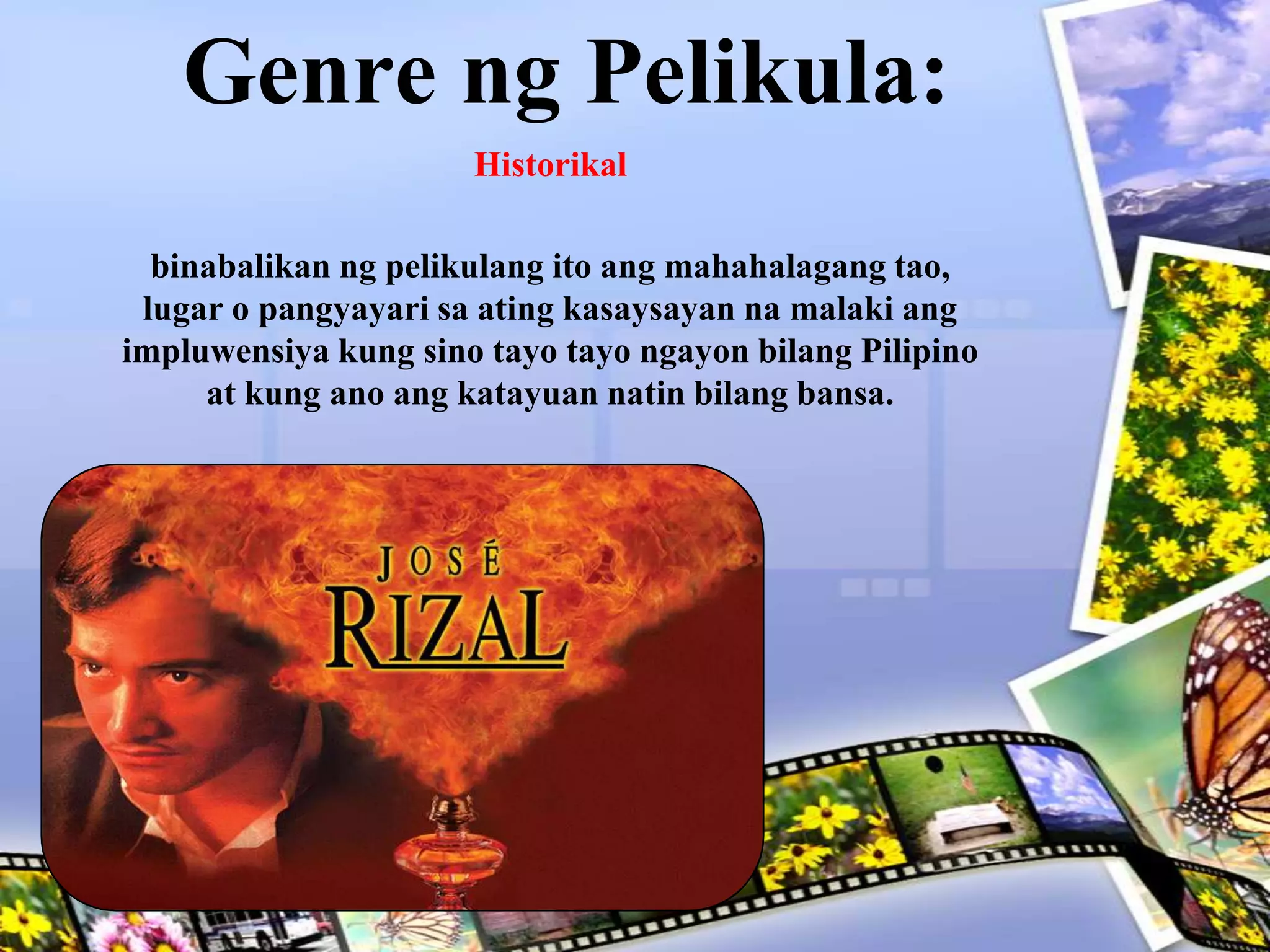 Iba’t ibang genre ng pelikula | PPTX
