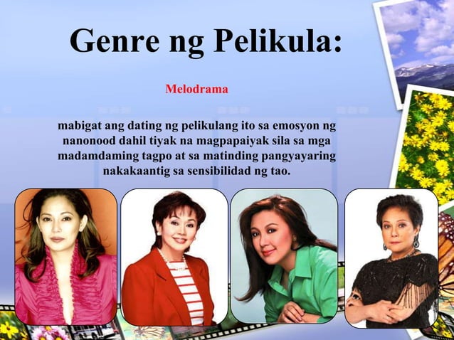 Iba’t ibang genre ng pelikula | PPTX