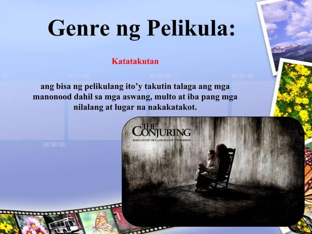 Iba’t ibang genre ng pelikula | PPTX