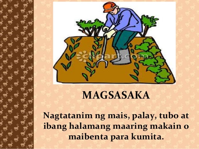 Iba't ibang hanapbuhay sa komunidad Iba't ibang hanapbuhay sa komunidad