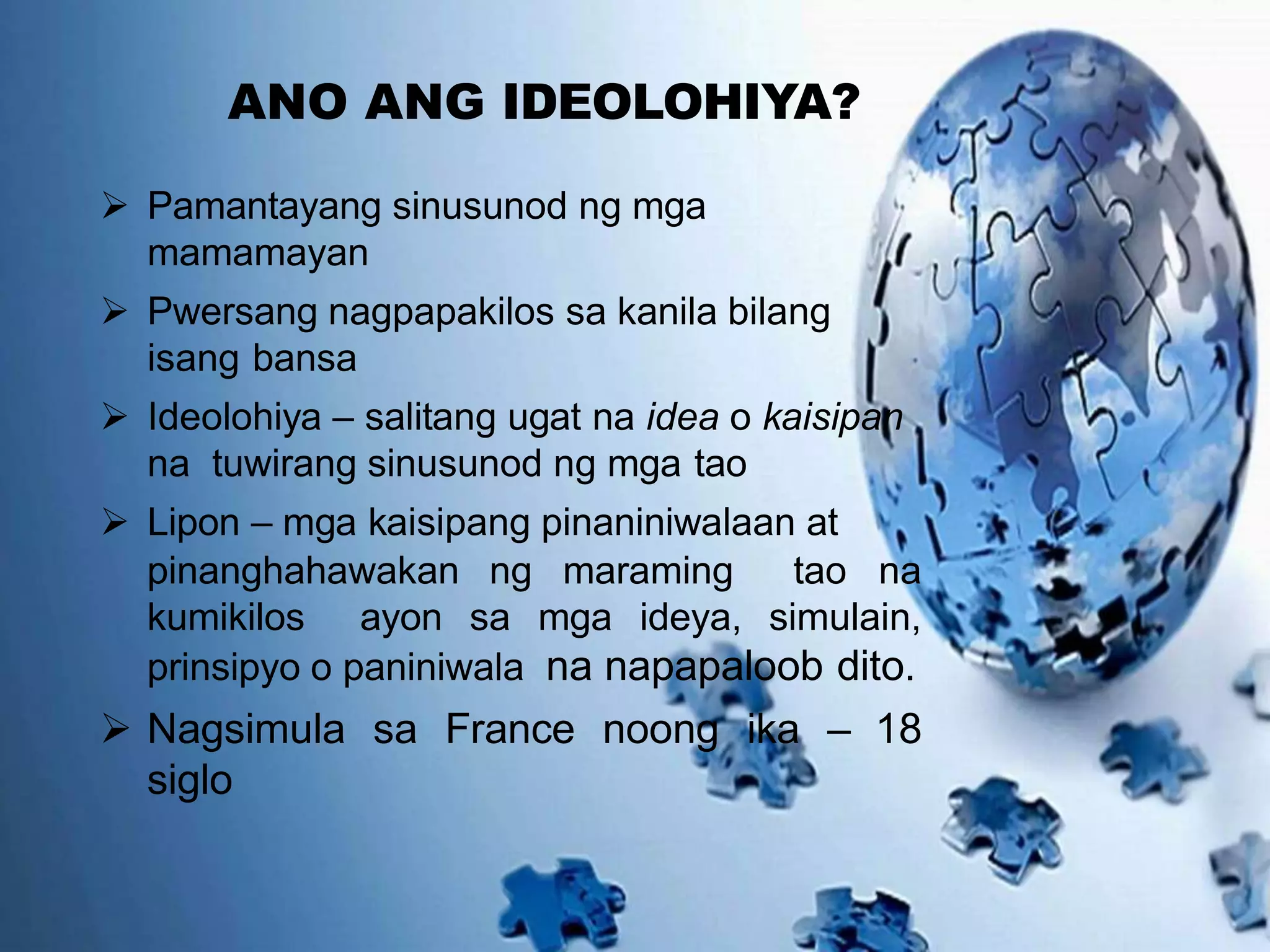 Ibat ibang Ideolohiya | PPTX