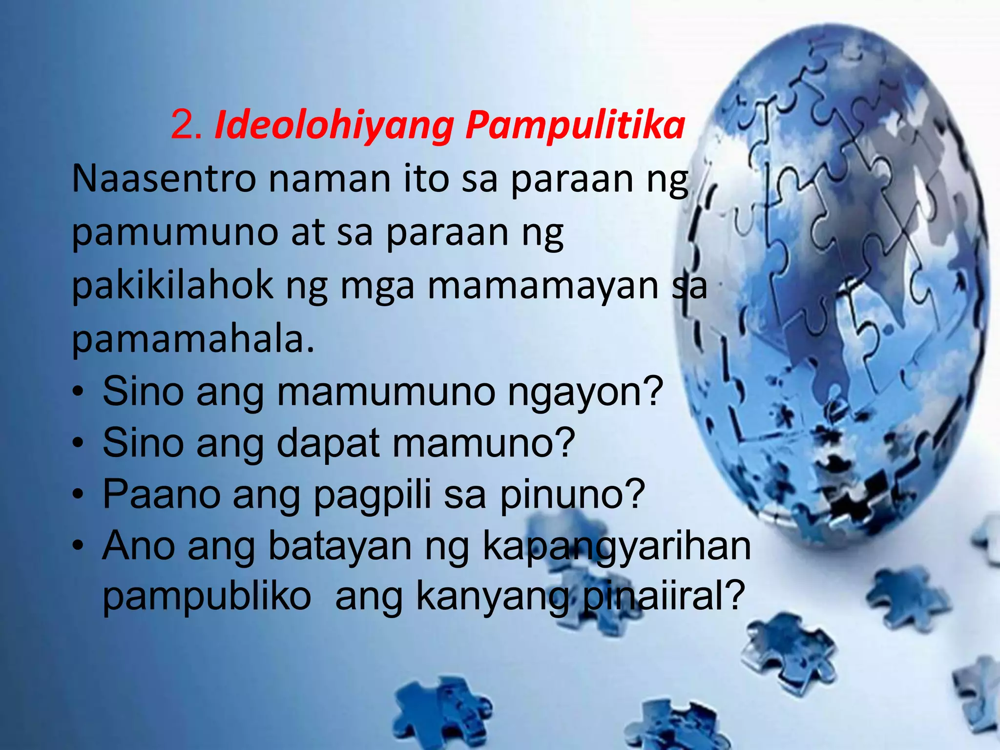 Ibat ibang Ideolohiya | PPTX