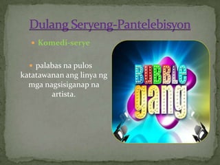 Iba’t ibang palabas sa telebisyon | PPTX