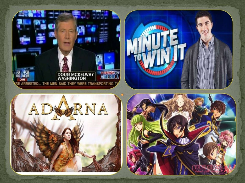 Iba’t ibang palabas sa telebisyon