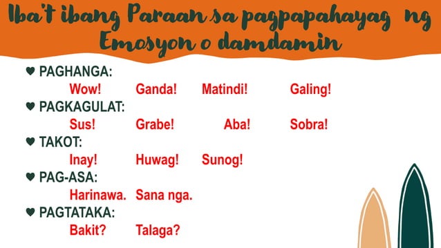 IBA'T IBANG PARAAN SA PAGPAPAHAYAG NG EMOSYON O DAMDAMIN-Q3.pptx