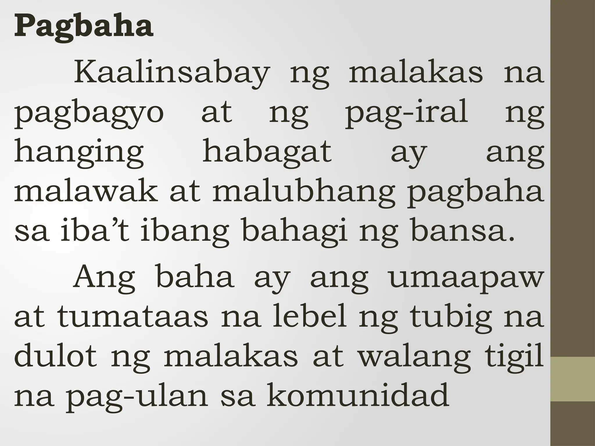 Ang ibat ibang uri ng kalamidad sa bansa.pptx