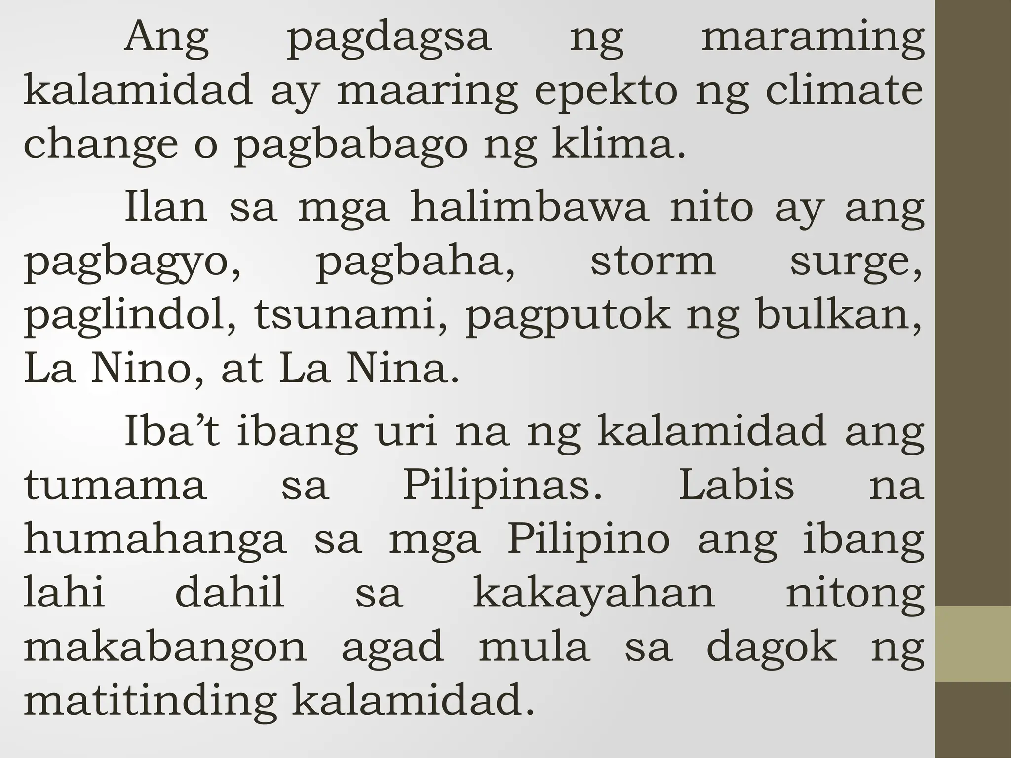 Ang ibat ibang uri ng kalamidad sa bansa.pptx
