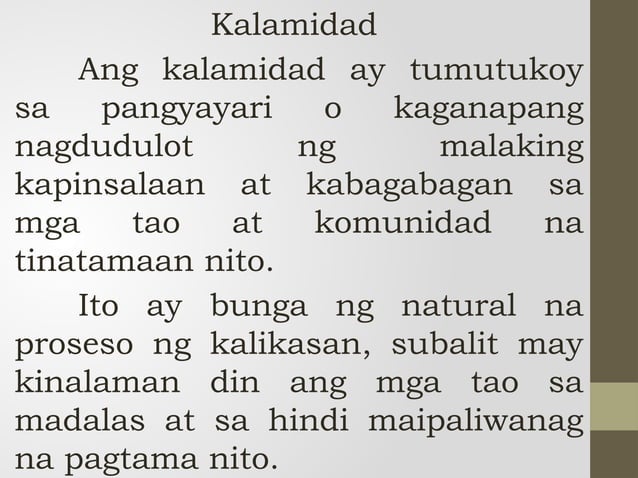 Ang ibat ibang uri ng kalamidad sa bansa.pptx