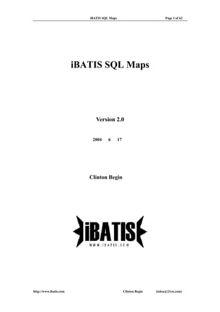 Ibatis Sql Map中文指南 | PDF