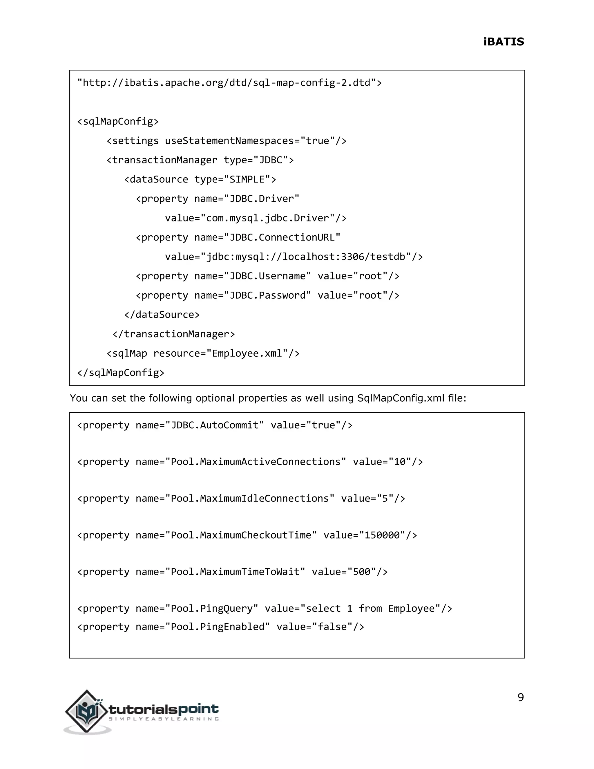 Ibatis tutorial | PDF | Databases | Computer Software and Applications