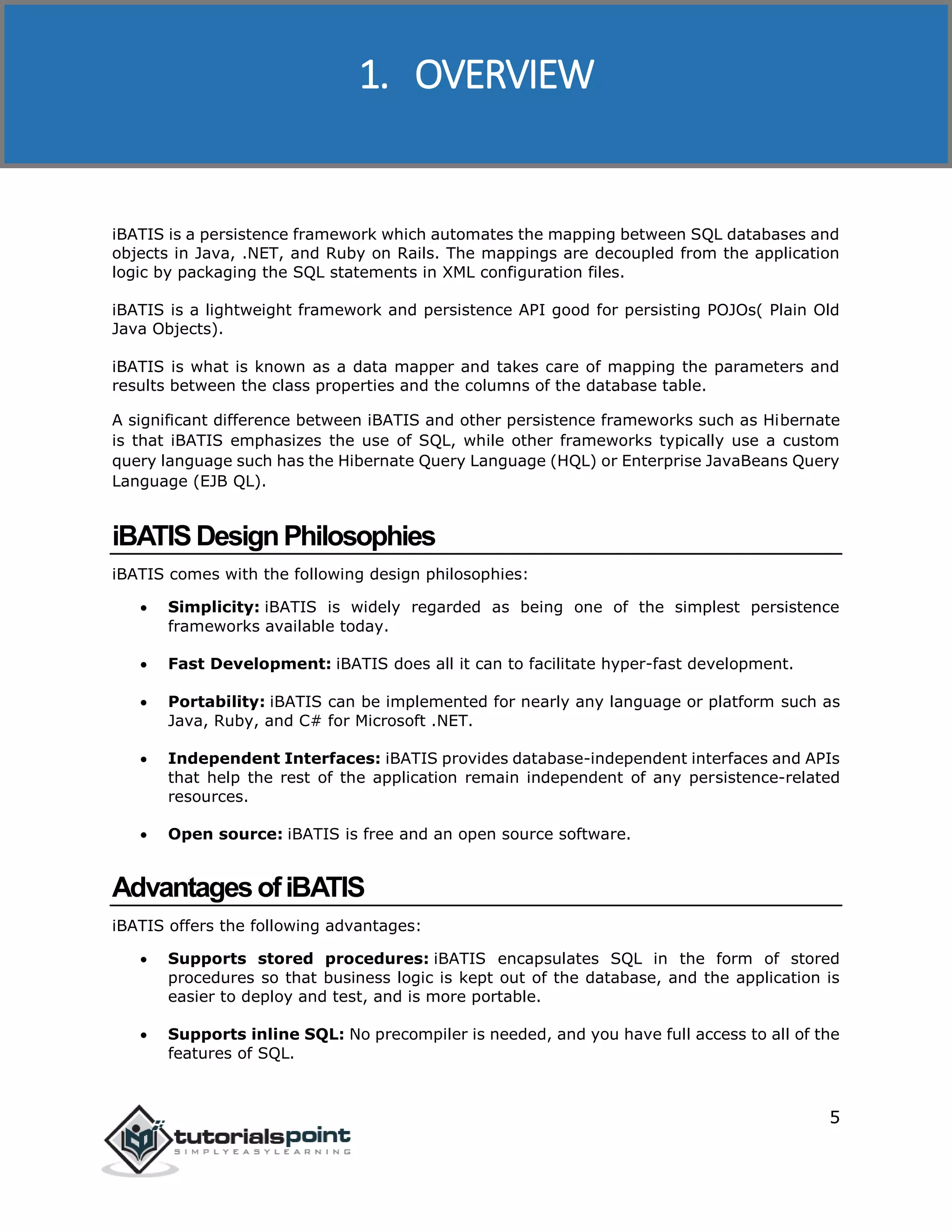 Ibatis tutorial | PDF | Databases | Computer Software and Applications