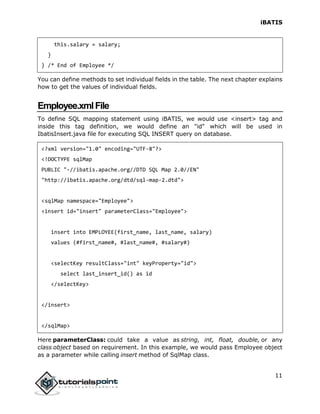 Ibatis tutorial | PDF