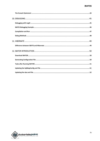 Ibatis tutorial | PDF