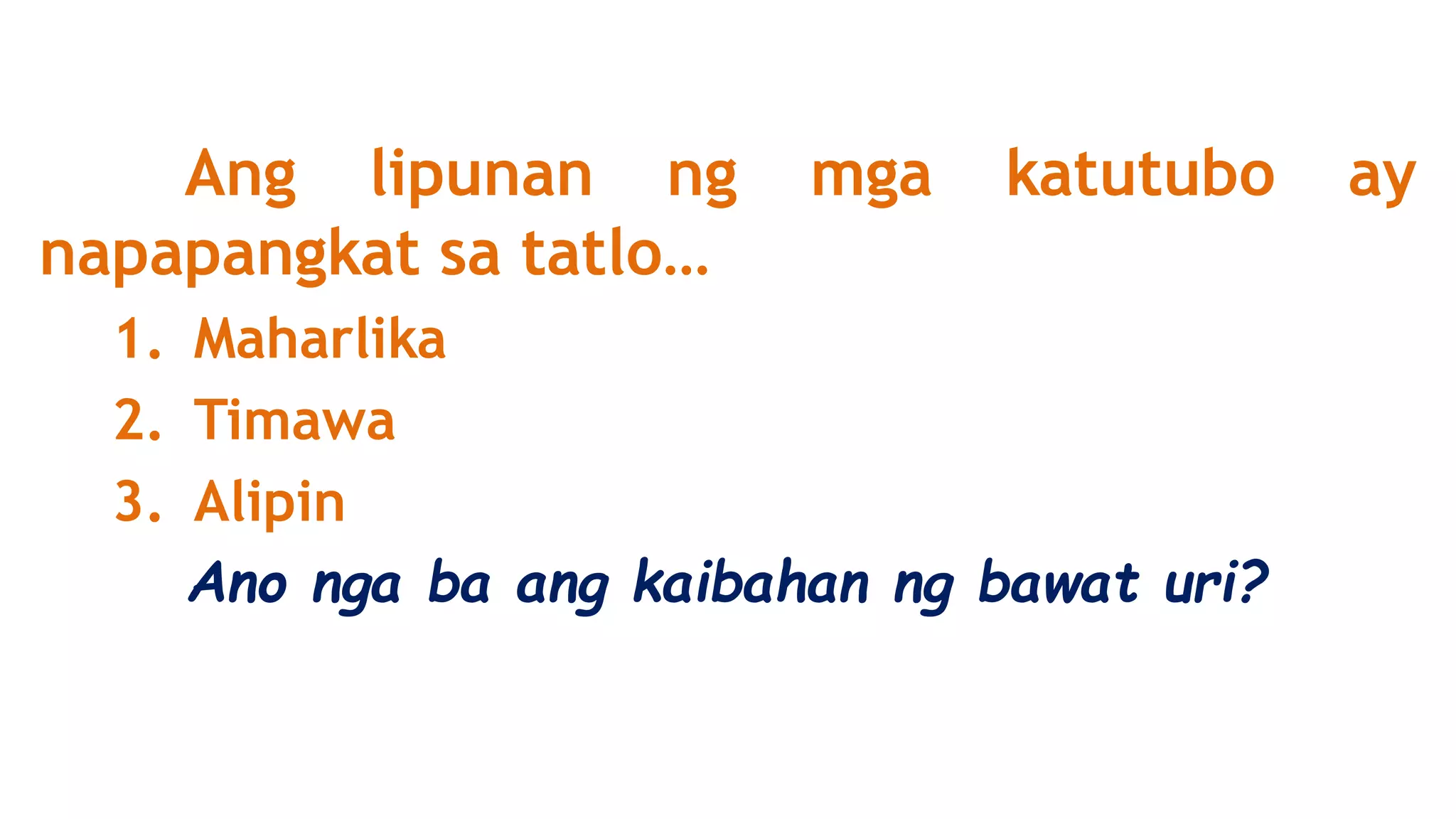 Ibat’t ibang antas ng mga sinaunang lipunan | PPTX
