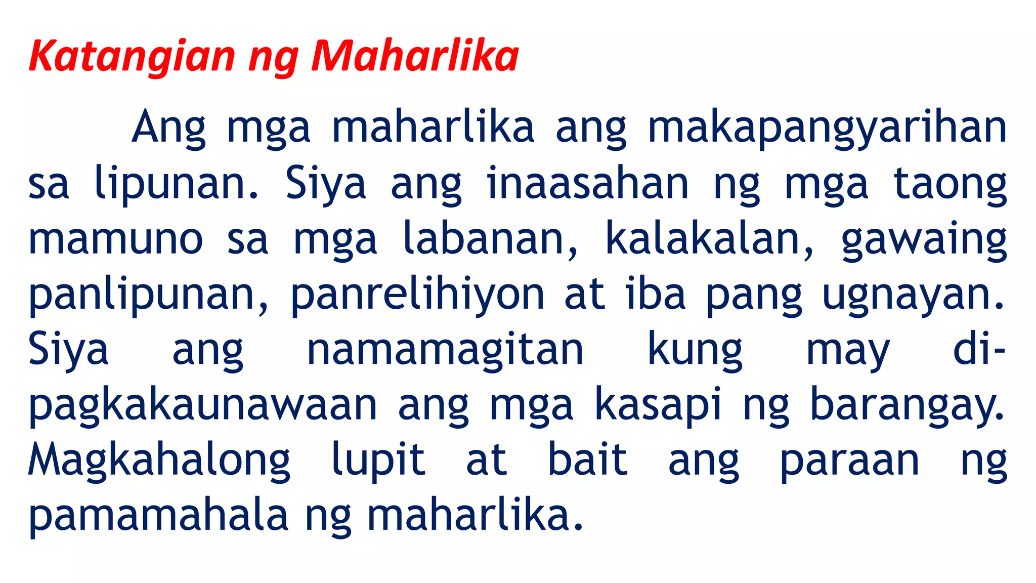 Ibat’t ibang antas ng mga sinaunang lipunan | PPTX
