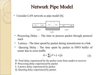 Thesis : "IBBET : In Band Bandwidth Estimation for LAN" | PPT