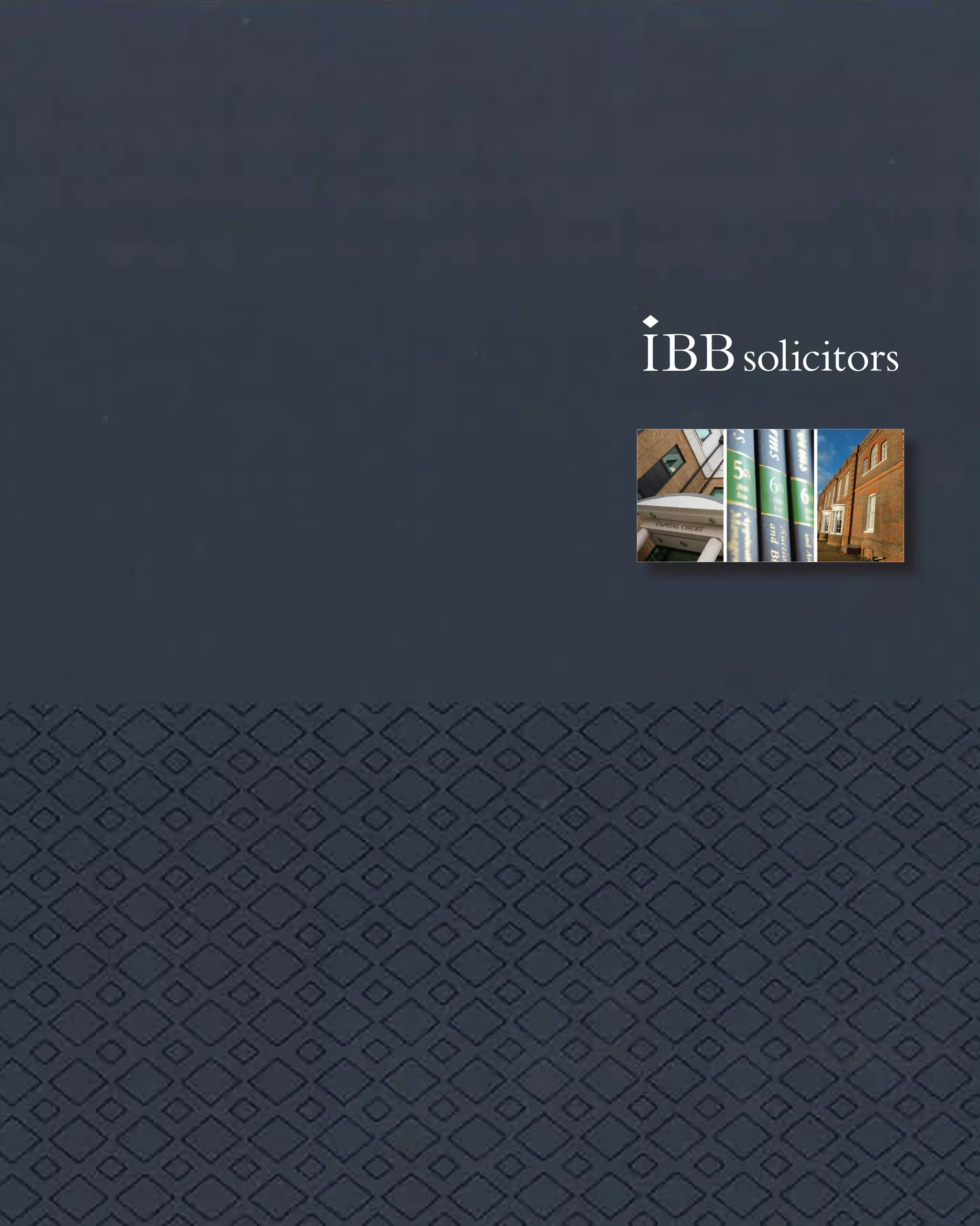 IBB Solicitors' Firmwide Brochure | PDF | Legal Services Industry ...