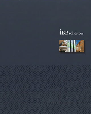 IBB Solicitors' Firmwide Brochure | PDF