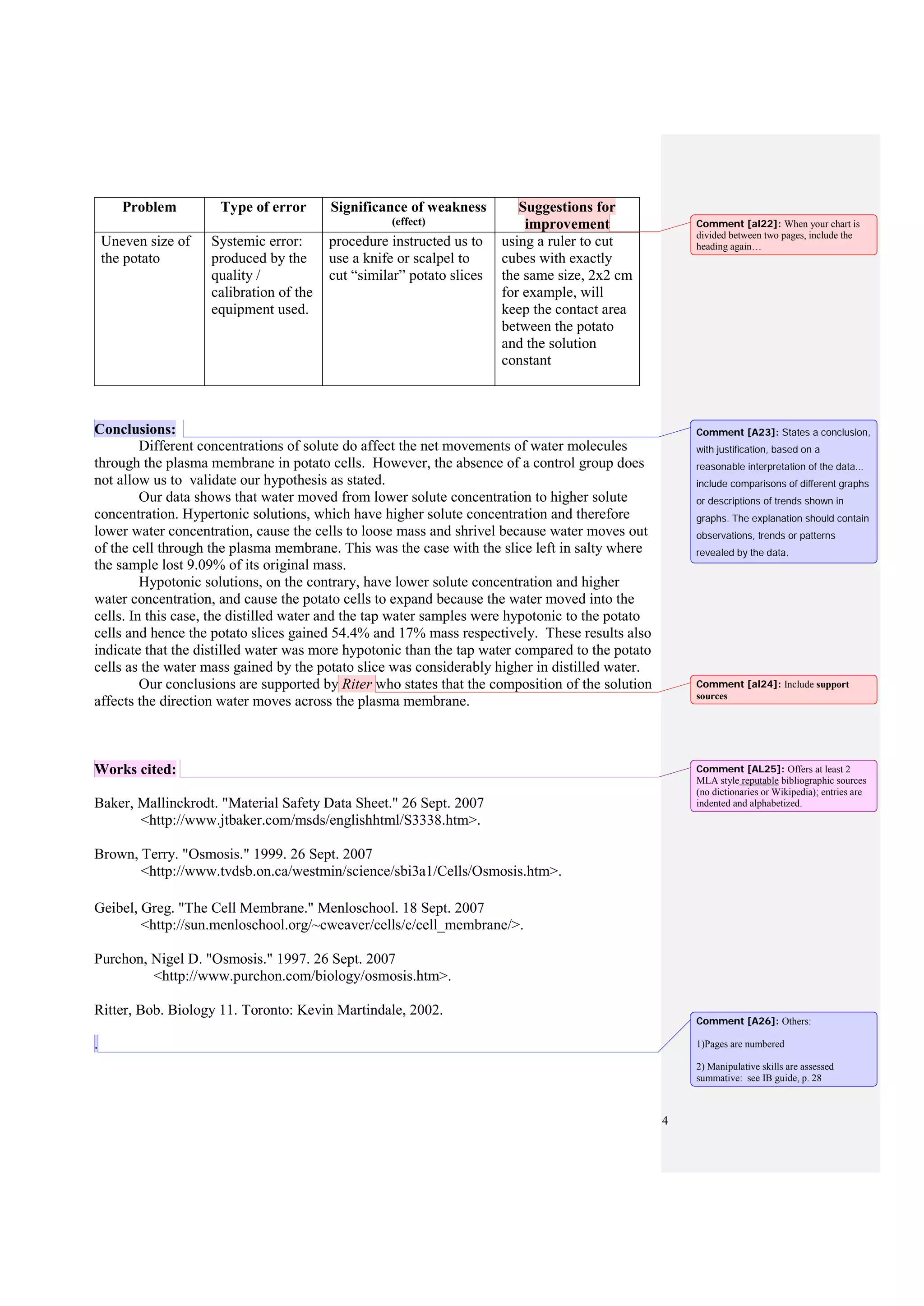 Ib biology lab_report_sample | PDF