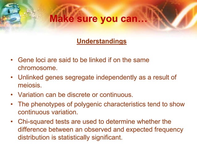 IB Bio Topic 10.2 Inheritance.pptx | Genetics | Science