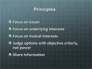 Interest Based Bargaining | PPT