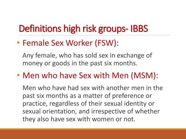Scientific Sessions 2015: IBBS survey 2014 | PPTX | Sexual Health ...