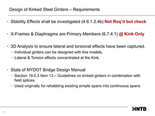 Design of Kinked Steel Girders Presentation for the IBC | PPTX