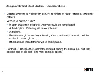 Design of Kinked Steel Girders Presentation for the IBC | PPTX