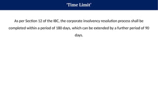 Insolvency and Bankruptcy Code laws.pptx